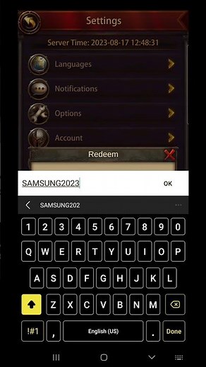 Evony | Redeem Code | SAMSUNG | Get It