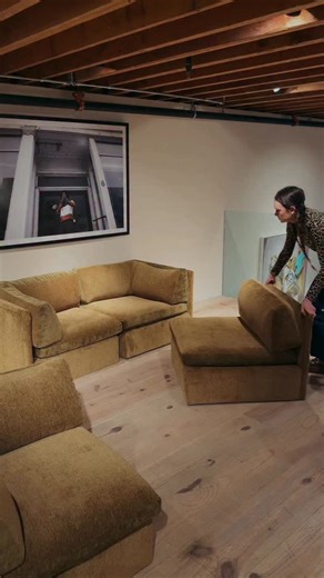 Designed by Milo Baughman and newly reupholstered… #modular #vintagesofa | Pop Up Home