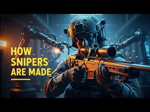 Inside the Precision Sniper Rifle Factory | Military Tech & Manufacturing Secrets ✅#military #tech