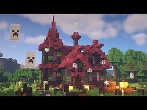 Minecraft | How to Build a Halloween House | Survival House