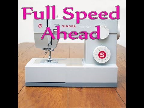 SINGER Heavy Duty Sewing Machine 4411 Full Speed / No Slow Down Problem