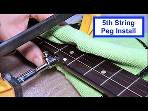 $85 🪕 Banjo Repair | 5th Peg Install