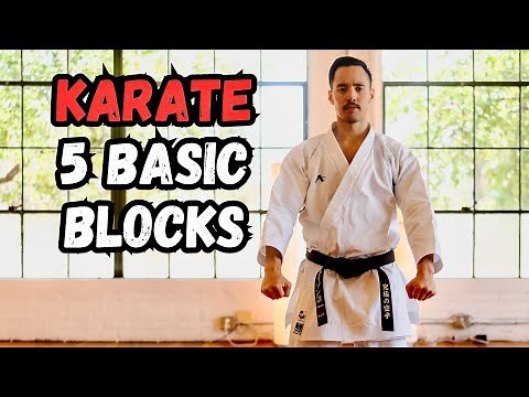 KARATE 5 BASIC BLOCKS 🥋⛩️ | SHOTOKAN KARATE