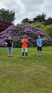 Ahhh freak out! 🕺🏼 Spot the signature move!! Filmed in the stunning @leonardsleegardens A bunch of Dads getting Outta Puff dancing. On a mission to spread joy & change the conversation on mental health. Transforming lives for the better - one dad dance step at a time. We are all Stronger Together 💙 @nilerodgers @thechicorganization #strongertogether #mentalhealth #joy #dance #menshealth #community | Outta Puff Daddys