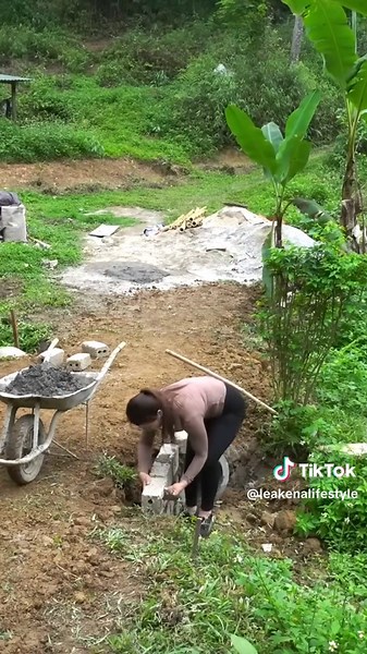 Off-Grid Living: Young Girl Builds Kitchen and Garden