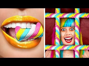 HOW TO SNEAK FOOD INTO THE POOL || School Survival Guide And DIY Crazy Ideas By 123 GO! Genius