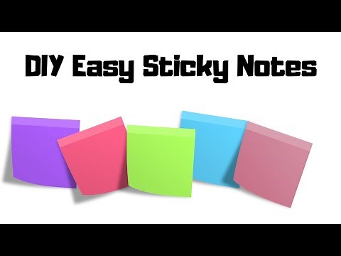 Diy Sticky notes | How to make sticky notes | Homemade sticky notes | Diy paper crafts | Easy notes