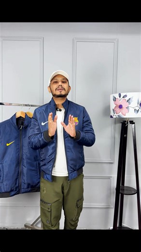 ■ Reversible Jacket 𝗣𝗿𝗼𝗱𝘂𝗰𝘁 𝗗𝗲𝘀𝗰𝗿𝗶𝗽𝘁𝗶𝗼𝗻 : ■ Fabric : Upper - China Saskin Fabrics ; Inner - Padding ■ Fabric Colors : Black, Navy Blue, Black ■ Cuff - Bottom : Lycra polyester 2x1 rib ■ 𝗦𝗶𝘇𝗲 𝗱𝗲𝘁𝗮𝗶𝗹𝘀 : M, L, XL, XXL ■ 𝗣𝗿𝗶𝗰𝗲 : 1690/- BDT Delivery Charge ( Delivery Charge - Inside Dhaka 70 BDT, Outside Dhaka 130 BDT ) 𝗖𝘂𝘀𝘁𝗼𝗺𝗲𝗿 𝘀𝗲𝗿𝘃𝗶𝗰𝗲 : ■ Hotline - 01409-958290 01409-958291 01409-958292 (বি.দ্রঃ আপনার ডিভাইসের আলোর তারতম্যের উপর নির্ভর করে প্রোডাক্টে