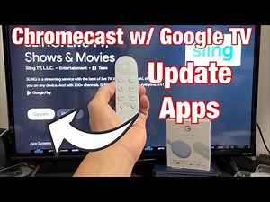 How to Software Update Apps on Chromecast with Google TV (Netflix, Amazon Prime Video, HBO, YouTube)