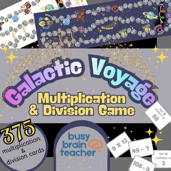 Galactic Voyage: Multiplication & Division Fact Game (Facts Through 12)