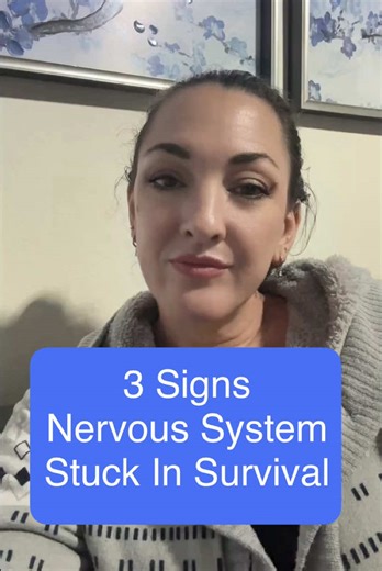 If your body feels exhausted, overwhelmed, or disconnected, it may not be a personal failure. These are common signs of a nervous system stuck in survival mode — doing its best to keep you safe. Healing doesn’t start with fixing yourself. It starts with creating safety. Be gentle with your body. It’s been protecting you. Which sign felt most familiar — 1, 2, or 3? You don’t have to explain 💛 Follow for trauma-informed reminders, nervous system education, and gentle healing support. #NervousSyst