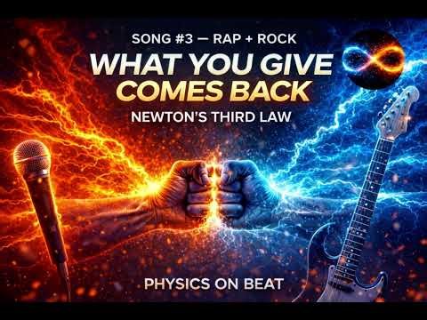 WHAT YOU GIVE COMES BACK | Physics Rap + Rock | Newton’s Third Law