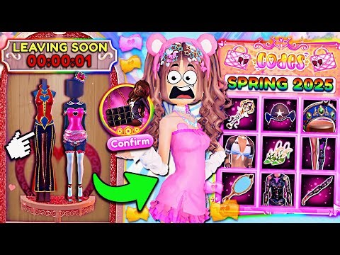 Do This QUICK Before The SPRING UPDATE Releases! ⚠️ Items LEAVING & New CODES | Dress To Impress
