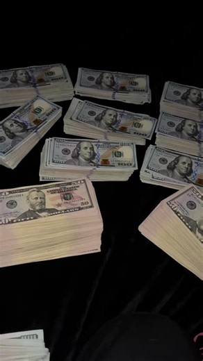 Stacks Of $100 and $50 Dollar Bills #money #dollars #cash