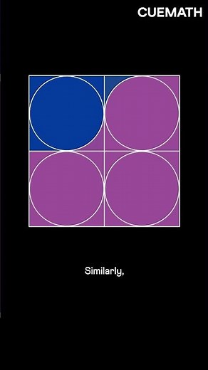 Shaded area? Circles in a square Puzzle