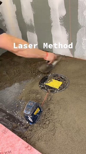 13K views · 120 reactions | A different way of doong a mud job using a laser level. #bathroomrenovation #tileinstallation #construction #homeimprovement #tools #realestate #DIY | WINNI | Facebook