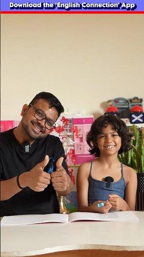 Learn English with Adi n Daddy👍, English Speaking Practice | English Connection #shorts