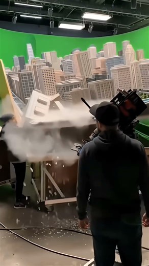 Maket Set City Inversion Scene in the Dream : Inception Behind the Scenes