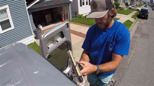 Step-by-step: Running the video cable through the headliner to the rear camera