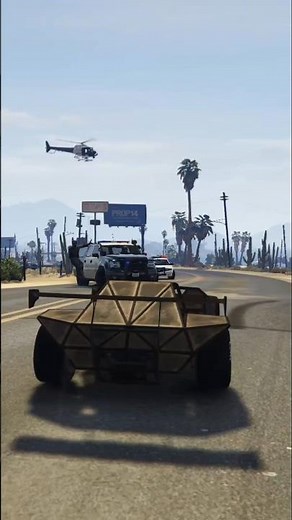 CRAZY Stunts Launching Police Vehicles in Air with Ramp Buggy in GTA V #gtav #gta6