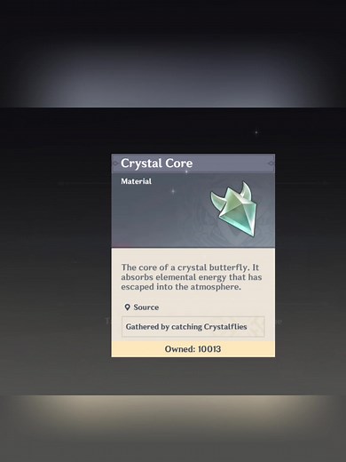 Maxed Out Crystal Core - Genshin Impact Gaming