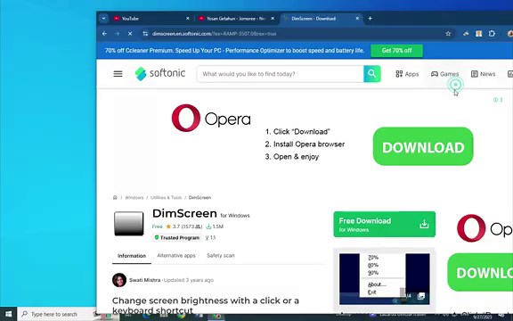 To increase brightness in Windows 10 using a shortcut,