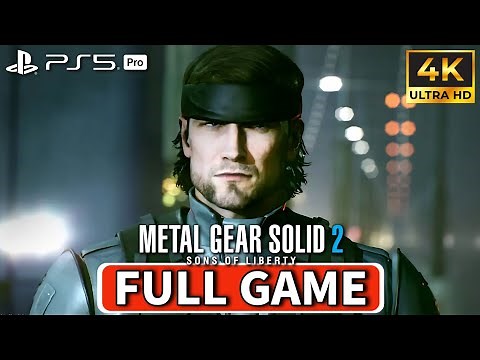 METAL GEAR SOLID 2 Gameplay Walkthrough FULL GAME (4K 60FPS) REMASTERED