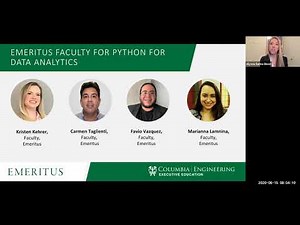 EMERITUS Applied Machine Learning: Recording of Live Webinar