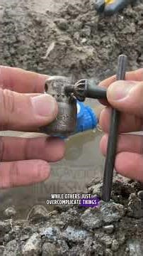 The right method for a broken fitting inside the pipe #PennsylvaniaDIY #SmartSolution #EasyRepair