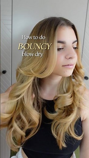 Easy At-Home Bouncy Blow Dry Hack