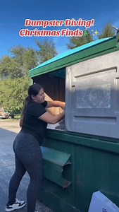 197K views · 8.8K reactions | Dumpster Diving拾 found a Christmas Tree!!✨殺 #dumpsterdiving #dumpsterdiver #meldidumpsterdive #christmasdecor #christmastree | Melanie Diaz | Facebook