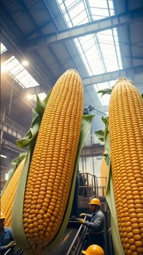 Inside a Modern Corn Factory: From Farm to Fresh Dessert (The whole process)