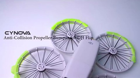 Protective Guard Bumper Ring for DJI Flip Drone Accessories, 2025 New Dji Flip Drone Accessories, for Prop Bumper Anti-Collision Scratch-proof Protection (Green-1)