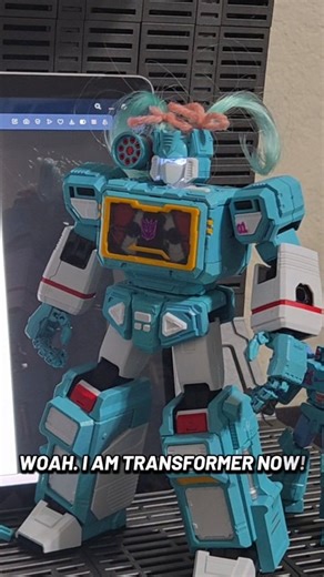 Decepticon Headquarters has been infiltrated by a mysterious human female! This is easily one of the funniest Transformers skits I've seen, and the main inspiration for my Hatsune Mimuwave custom. Shoutout to "Thatguynamedgerb" who made this skit with G1 Animation images. #Transformers #Shockwave #soundwave #hatsunemiku #skit | Robby Bobertson