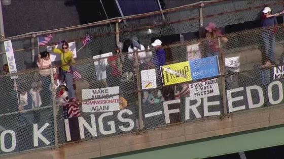No Kings Protest: Washington DC area freeway signs