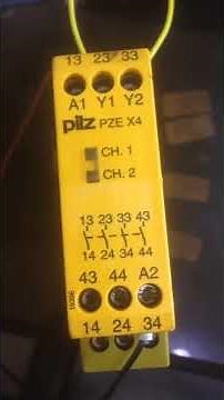 Pilz PZE X4 Operation Control & Run Test,