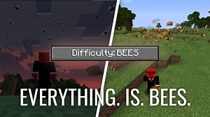 'Bees' Difficulty Datapack Minecraft Data Pack