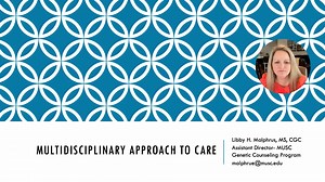 Multidisciplinary care