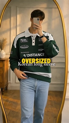 Aesthetic Long Sleeve Polo Styles for Men