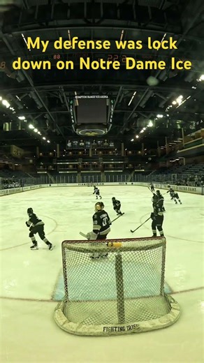 10Tendie makes key saves to get a big win on Notre Dame ice