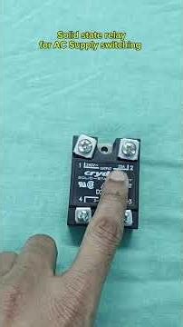 Solid state relay | what's The electrical relay | 24volt AC Relay | relay function #electrical