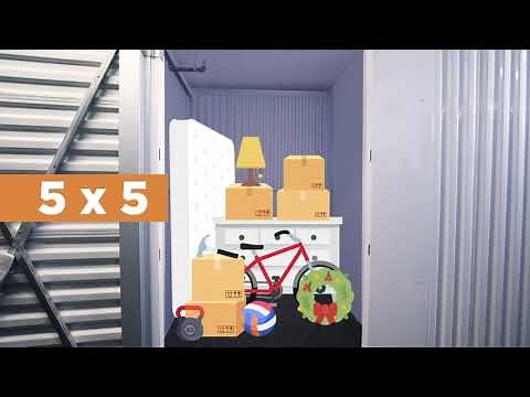 Unit Size Tour - 5x5 ft - Guardian Storage