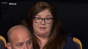 35K views · 923 reactions | “I find Boris Johnson’s behaviour an absolute disgrace” A nurse in the BBC Question Time audience shares her frustration after not seeing her own family for three months and spending Christmas alone and says when it comes to healthcare “everybody is equal”. | BBC Question Time | Facebook
