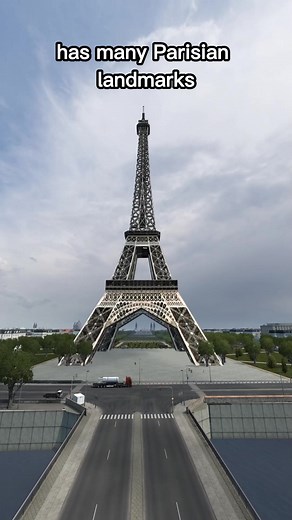 Explore Paris with Eiffel Tower in ETS2 Map Mod!