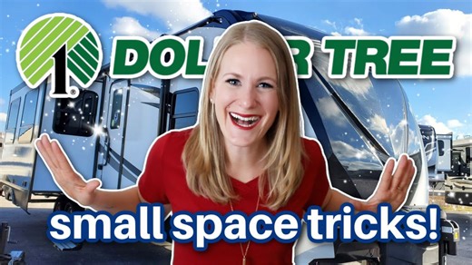 14 best Dollar Tree finds to organize a small kitchen!💚 (RV declutter and makeover in action!)