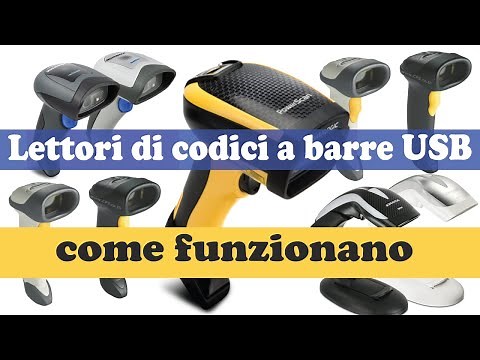 Lettori di codici a barre USB come funzionano