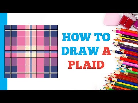 How to Draw a Plaid: Easy Step by Step Drawing Tutorial for Beginners