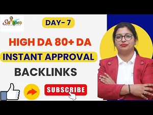 Get Backlinks from 80+DA Sites 2025 | Day-7 | Best Off-Page SEO Tips