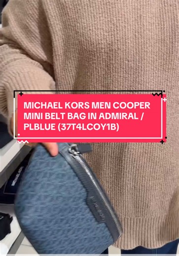 Michael Kors Men Cooper Mini Belt Bag Review