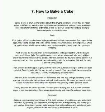 Essay 7 Writing Framework Paragraph 3